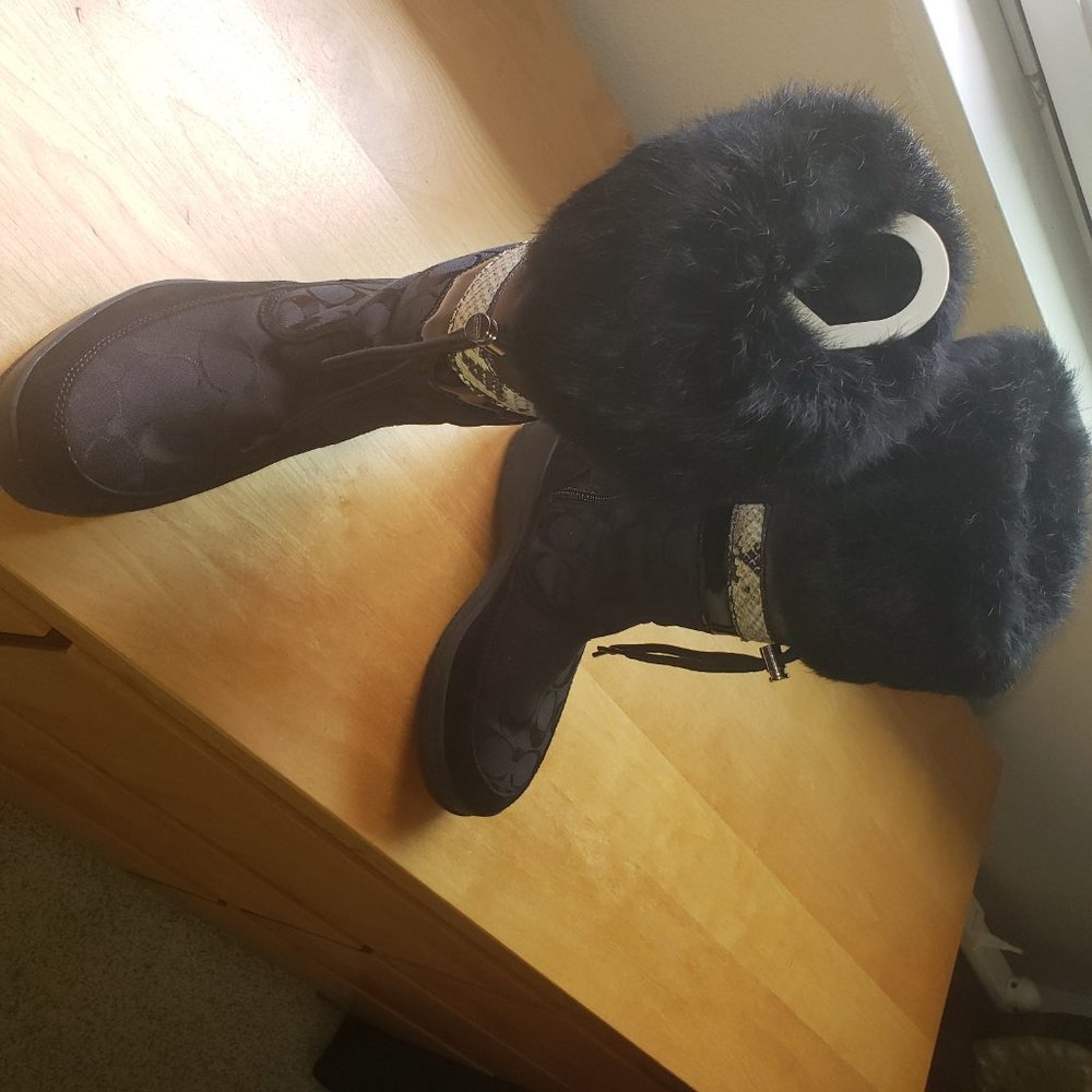 Coach Lorna Signature C Boots 6.5m - Gem